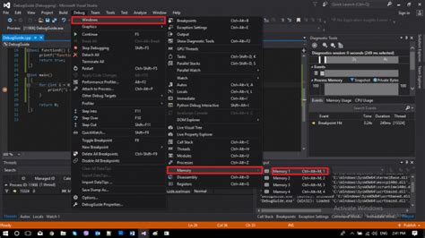 Kỹ thuật debug trên Visual Studio CppDeveloper