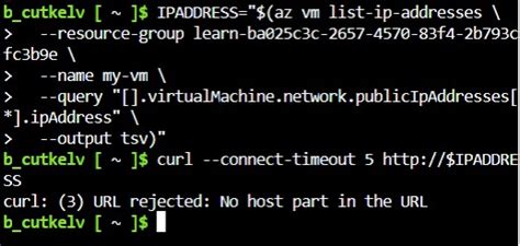 Curl 3 Url Using Badillegal Format Or Missing Url Microsoft Qanda