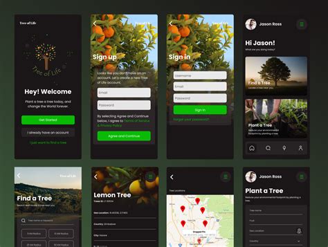 Tree Of Life Tree Tracking Web Application By Asafa Makana On Dribbble