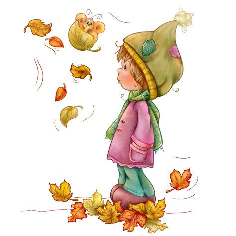 Одежда осенью картинки для детей 64 фото