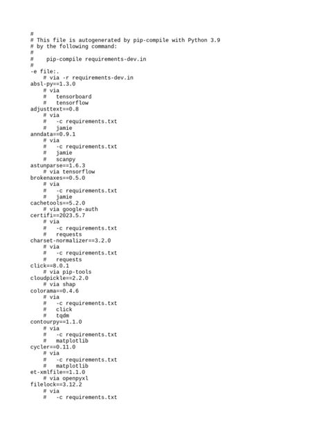 Requirements Dev Pdf Computer Libraries Data Analysis