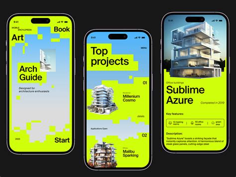 Architectural Design Mobile App Concept