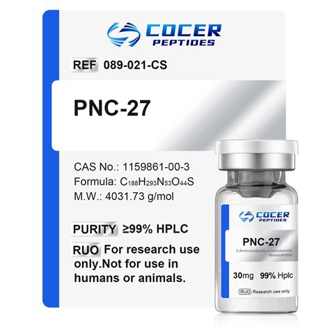 ထုတ်လုပ်သူမှ Pnc 27 30mg Cocer Peptides Co Ltd