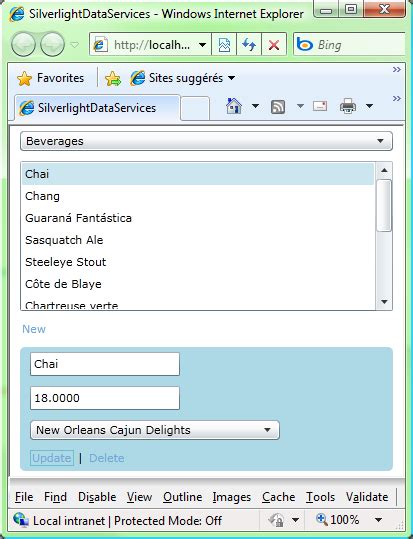 Utilisation De Wcf Data Services 15 Avec Silverlight