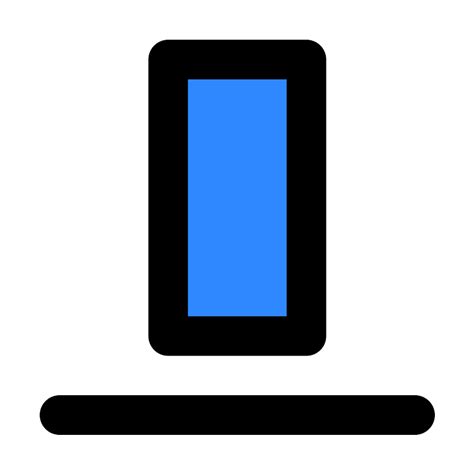 Align Bottom Vector SVG Icon SVG Repo