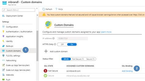 Secure Your Azure App Service Using Free Ssl Tls Certificates About