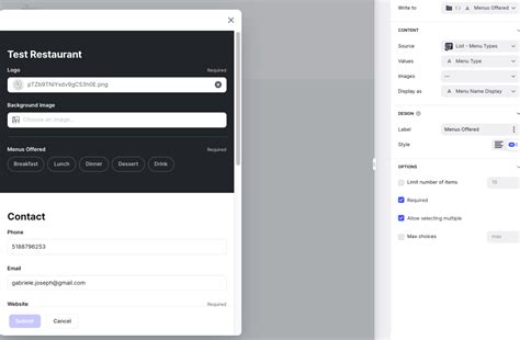 Editing A Choice Component Ask For Help Glide Community