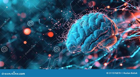 Neural Networks Weave Through The Brain Resembling A Complex Web Of Connections The Visual