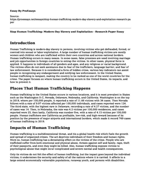📌 Stop Human Trafficking Modern Day Slavery And Exploitation
