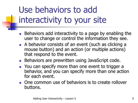 Ppt Adding User Interactivity Powerpoint Presentation Free Download Id171329