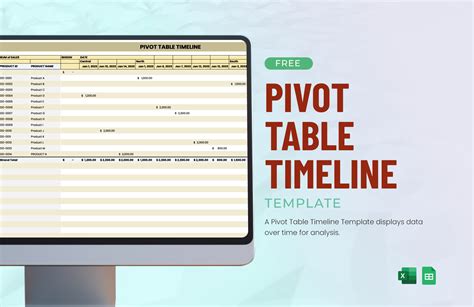 Timeline Template In Excel Free Download