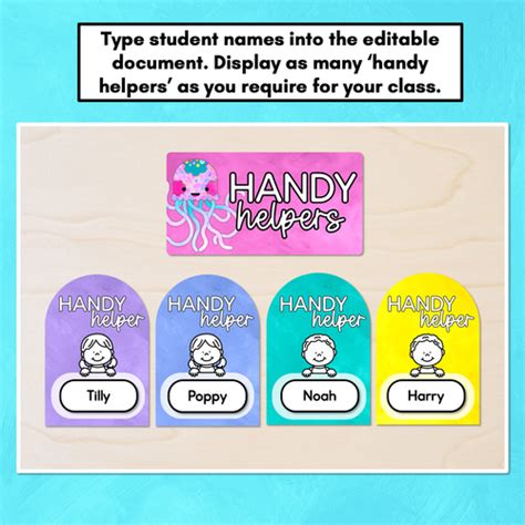 Handy Helpers Classroom Jobs Display The Kutopia Collection Mrs