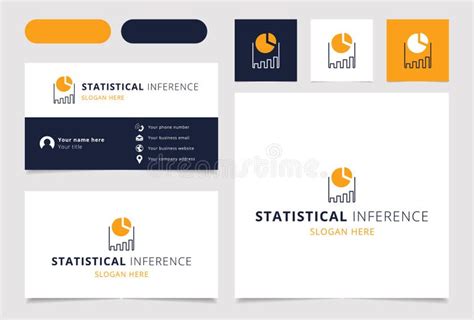 Statistical Inference Logo Design With Editable Slogan Branding Book