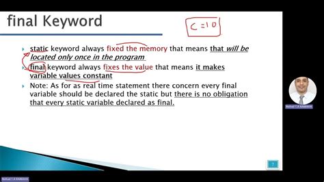 Week6 Object Oriented Programming Using Javastatic Keyword Part2 Enum Youtube