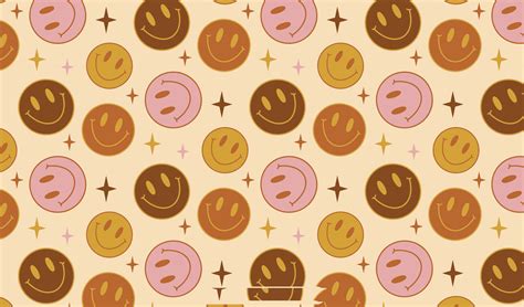 Pink Smiley Face Grain Preppy Wallpaper In 2022 Prepp