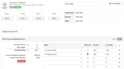 Managing Add Ons Made To Exhibitors Instead Of Sale Items Fairentry Help Center