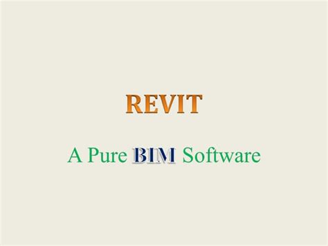 Revit Introduction Class Ppt