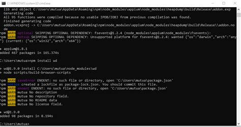 Appium Is Not Recognised As An Internal Or External Command Operable Program Or Batch File