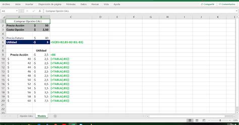 Finanzas excel vba sql y algo más Instrumentos Derivados 1 13 Compra Opción Call
