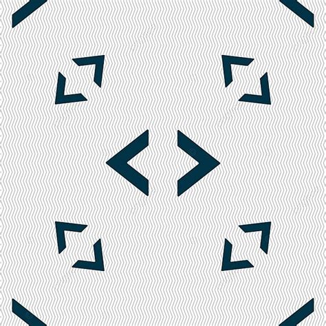 Geometric Texture Seamlessly Patterns A Coding Symbol Depicted As A