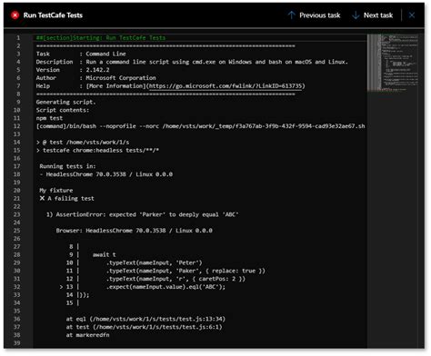 Integrate Testcafe With Azure Devops Continuous Integration Guides Docs