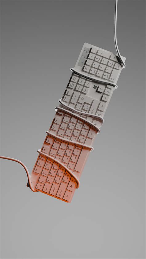 Minimalistic Keyboard Visualization Behance