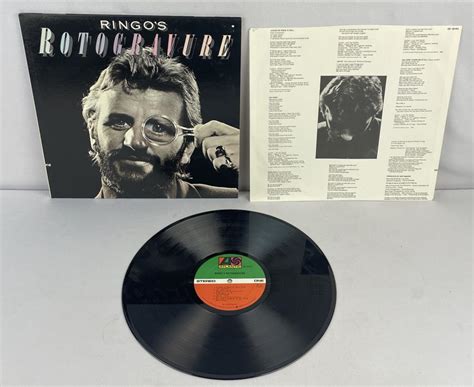 Lot 1976 Ringo Starr Ringos Rotogravure Lp Atlantic Records Sd