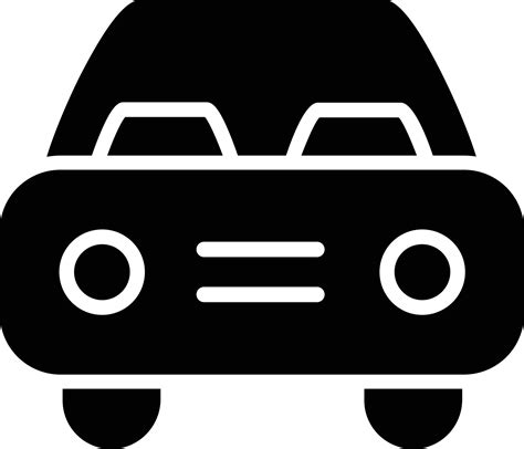 Car Glyph Icon 10930288 Vector Art At Vecteezy