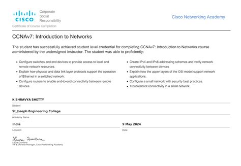 K Shravya Shetty On Linkedin Networking Ccna Cisco Networkingacademy Careerdevelopment