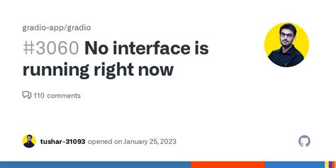 No Interface Is Running Right Now Issue 3060 Gradio App Gradio