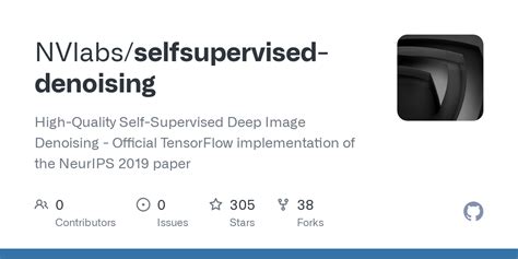 Github Nvlabsselfsupervised Denoising High Quality Self Supervised