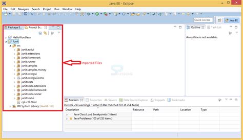 Eclipse Exploring Java Package Project In Depth SPLessons