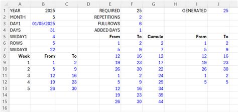 Excel Converting Monthly Workdays To A Scheduling Tool Import File Format Stack Overflow