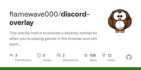 Flamewave000 Discord Overlay Discussions GitHub