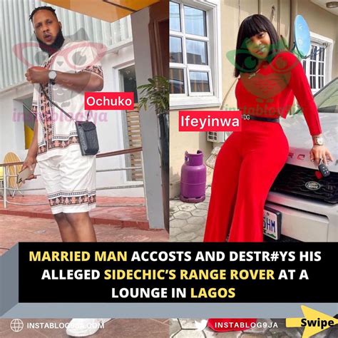 Married Man Destroys Sidechick S Range Rover At Lagos Lounge Pics