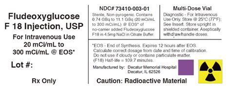 These Highlights Do Not Include All The Information Needed To Use Fludeoxyglucose F18 Injection