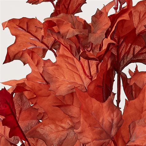 Artificial Maple Leaf Bush Bushes Bouquets Floral Supplies