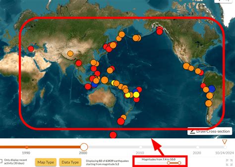 Seismic Explorer Is An Earthquake Map That Allows You To Filter