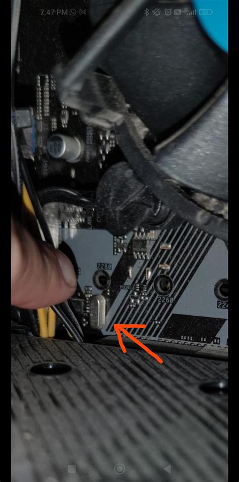 First Time Getting An Ssd Is This Gonna Be In The Way Of The Ssd Since The Hole Is Right Above