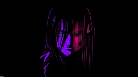 والپیپر نئون آرت کاراکتر Eren Yeager اتک آن تایتان اِم والپیپر