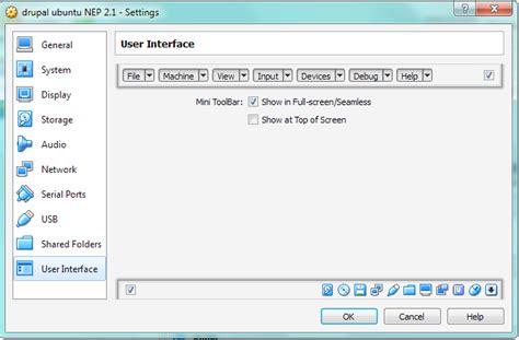 In Virtualbox Fullscreen Mode Can I Disable Or Move The Popup Menu Bar Ask Ubuntu