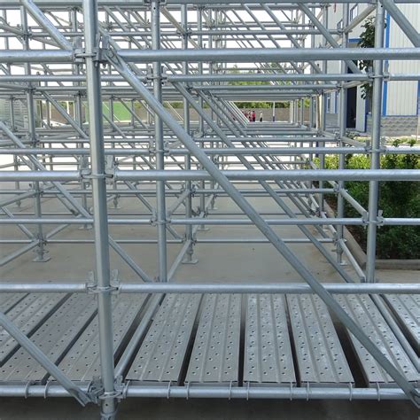 Construction Materials Galvanized Steel Metal Scaffold Scaffolding System For Tunnel Building