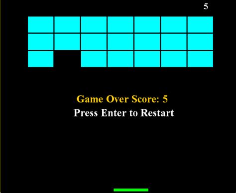 Github Abdulmajeedshaikbrick Breaker Game A Simple Brick Breaker Game Where The Ball Break