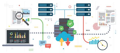 Cloud Computing Big Data Analysis And Data Mining Stock Illustration
