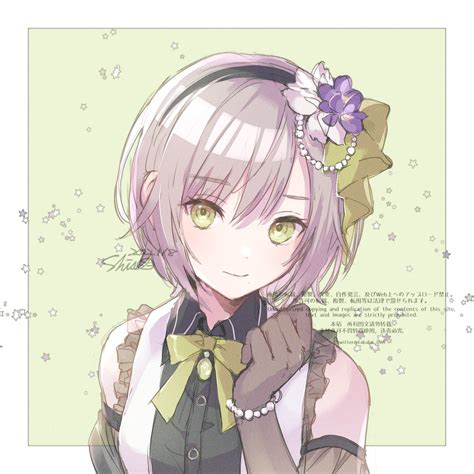 「これは衣装が可愛過ぎて恥ずかしがる志歩ちゃんという幻覚です今日中に描けてよかった」 高葉しそのイラスト