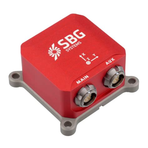 Sbg Imu Reference Manual Pdf Download Manualslib