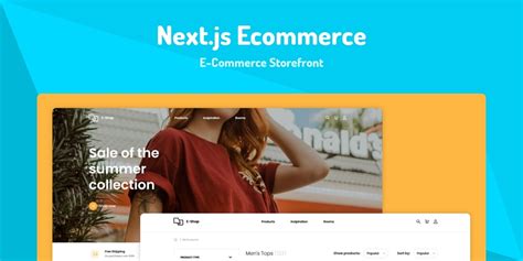 next js ecommerce e commerce storefront made with react js