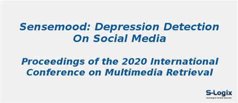 Depression Detection On Social Media S Logix