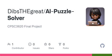 GitHub DibsTHEgreat AI Puzzle Solver CPSC Final Project