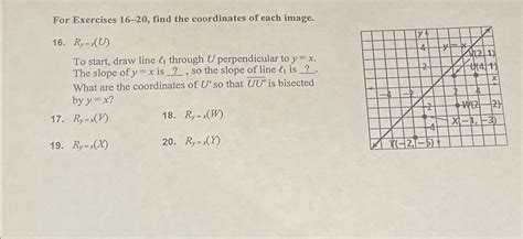 For Exercises 16 20 Find The Coordinates Of Each Chegg Com